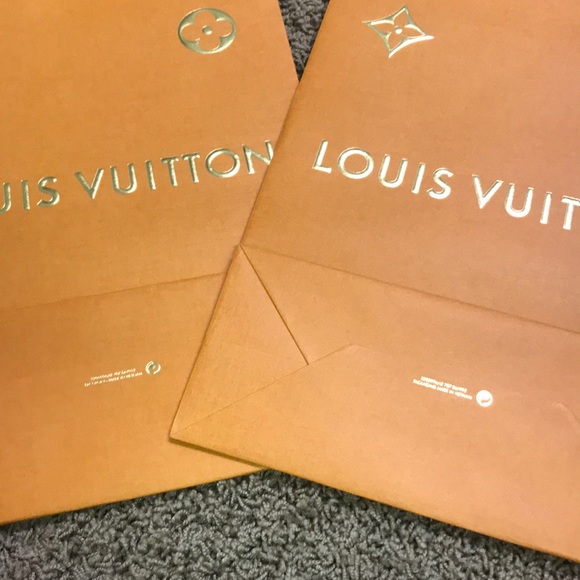 Louis Vuitton | Other | Louis Vuitton Shopping Bag Receipt Sleeve ...